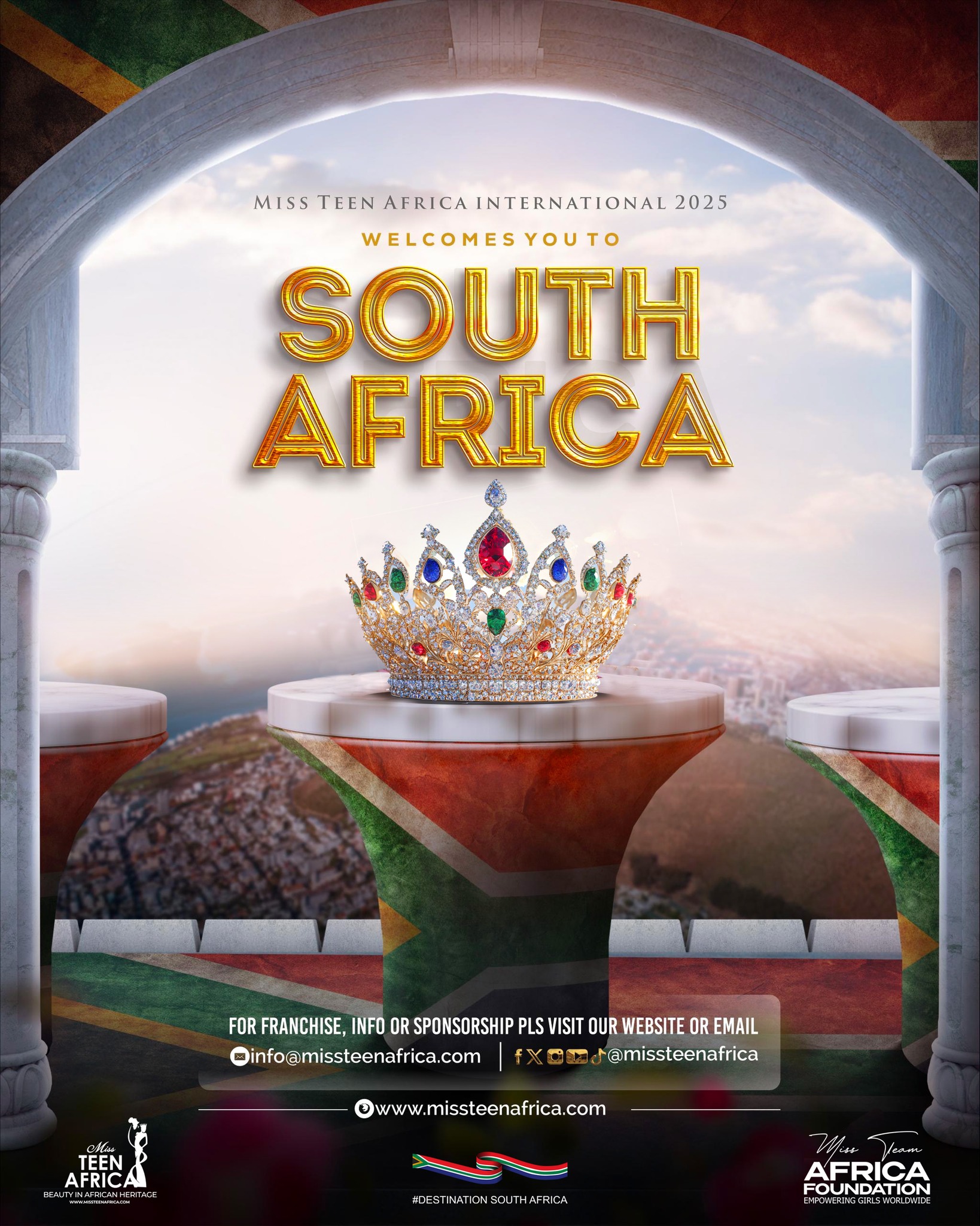 Miss Teen Africa 2025 to be Held in South Africa - Miss Teen Africa